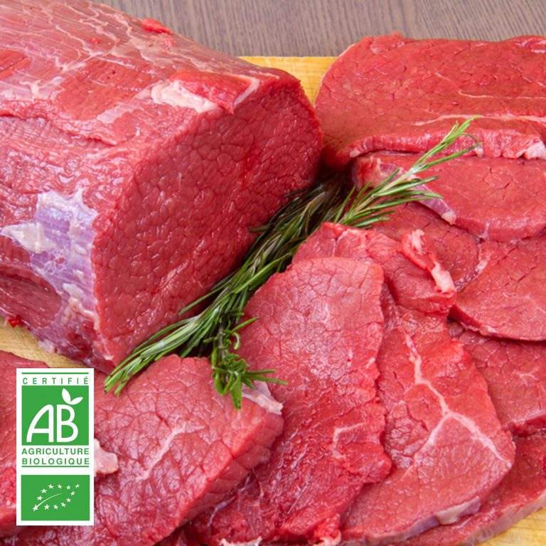 Rosbif BIO - Viande de boeuf charolais bio à la ferme Bichet