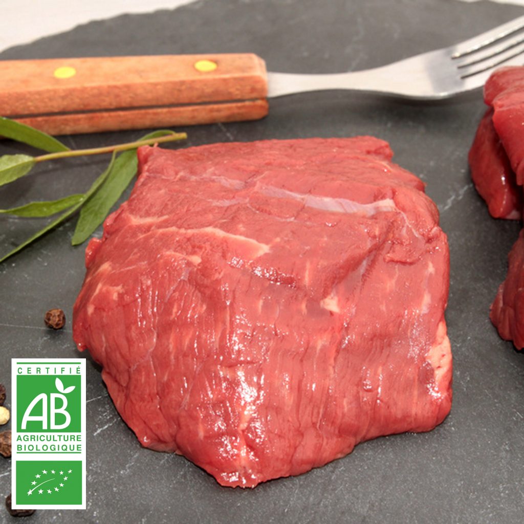 Rumsteck BIO - Viande de boeuf charolais bio à la ferme Bichet